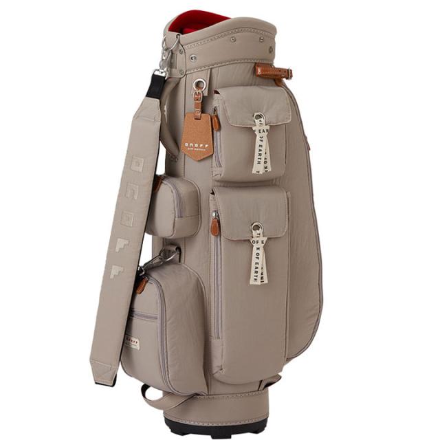【レディース】オノフ OB0722  （サンドベージュ）カート型 キャディバッグ Caddie Bag 8.5型 2.5kg 46インチ対応 ONOFF 10p