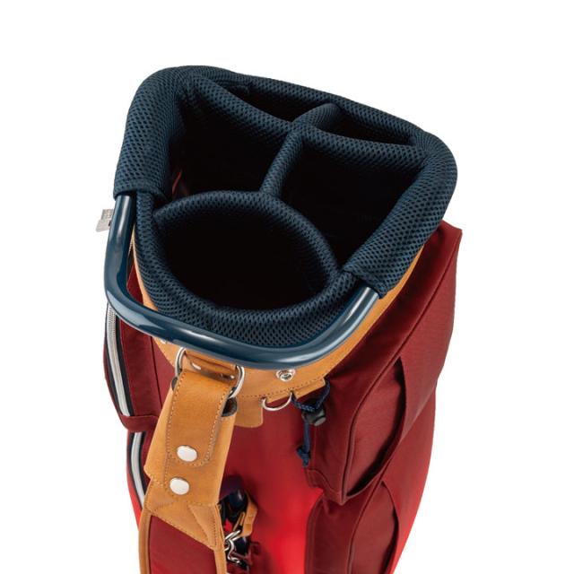 ターフデザイン TDCB-BD70 キャディバッグ レッド 9.5型 47インチ対応 2.6kg TURF DESIGN 朝日ゴルフ