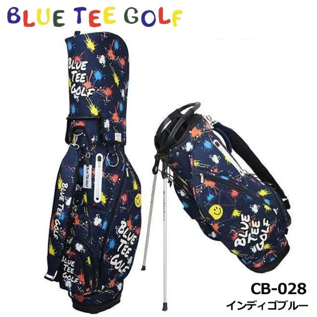 【2025モデル】ブルーティーゴルフ CB-028 デニムペイントスタンドバッグ インディゴブルー　9.0型 46インチ対応 6分割 約3.4kg BLUE TEE GOLF 20p