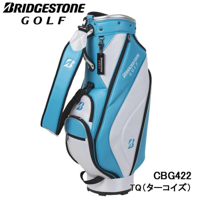 ブリヂストン ゴルフ キャディバッグ 軽量ベーシックモデル CBG422 TQ ターコイズ 9型 2.9kg 軽量  BRIDGESTONE GOLF 10p