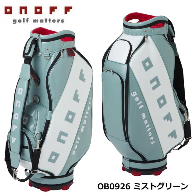 オノフ OB0926 キャディバッグ （39）ミストグリーン  CaddieCaddie Bag 9型 4.2kg 47inchクラブ対応 ONOFF
