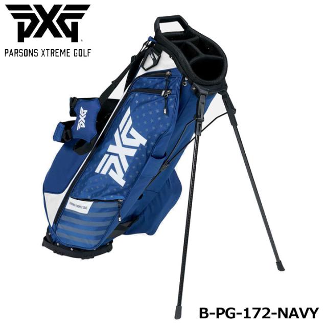 ピーエックスジー B-PG-172-NAVY エクストリームキャリースタンドバッグ ネイビー  Xtreme Carry Stand Bag - Freedom - Navy 4分割 キャディバッグ PXG