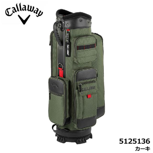 【2025モデル】キャロウェイ 5125136 SPL-I キャディバッグ カーキ  カート型 9.0型 3.0kg 47インチ対応 25FW JM Callaway 20p