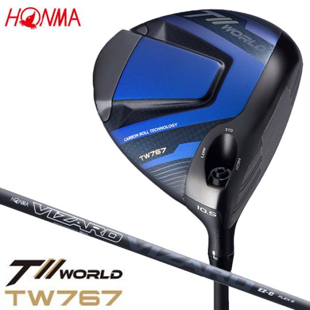 本間ゴルフ T//WORLD TW767 D ツアーワールド ドライバー  シャフト：VIZARD EZ-C カーボン ホンマ HONMA 10p