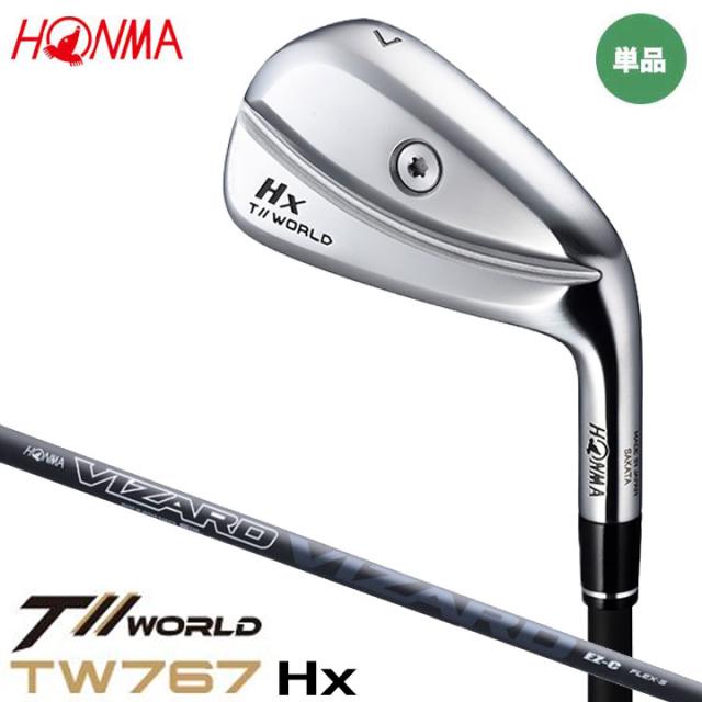 本間ゴルフ T//WORLD Hx IRON ツアーワールド アイアン 単品(#5,#A)  シャフト：VIZARD EZ-C カーボン ホンマ HONMA 20p
