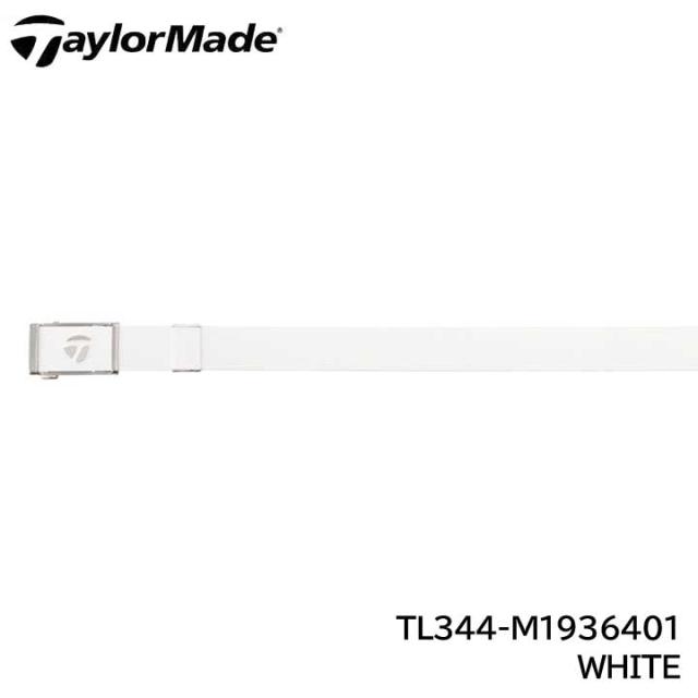【2024モデル】テーラーメイド TL344 レザーベルト ホワイト M1936401 WHITE Taylormade 10p
