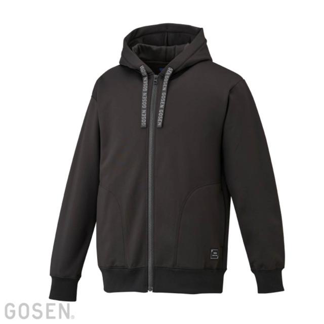 ゴーセン W2540-39 裏起毛ストレッチジップアップパーカー (39)ブラック メンズ・ユニセックス 25 20p