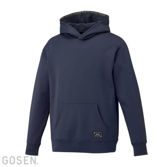ゴーセン W2542-17 裏起毛ストレッチパーカー (17)ネイビー メンズ・ユニセックス 25 20p