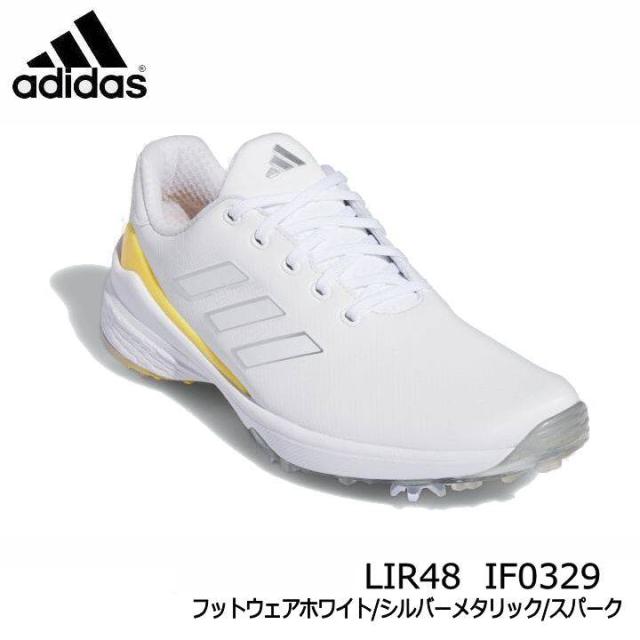 アディダス LIR48-IF0329 ゼットジー23 メンズ スパイク ゴルフシューズ フットウェアホワイト/シルバーメタリック/スパーク ZG23 adidas
