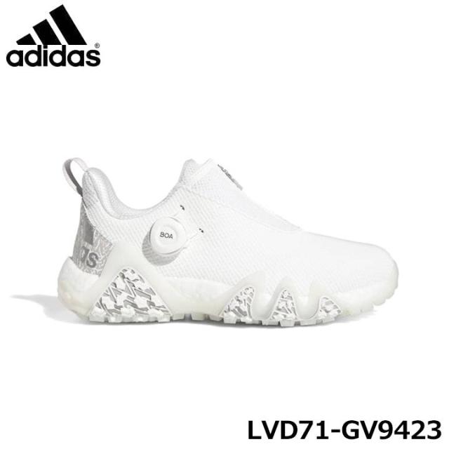 アディダス ウィメンズ コードカオス22 BOA  ボア GV9423 フットウェアホワイト/シルバーメタリック/グレーツー LVD71  ゴルフシューズ レディース adidas GOLF