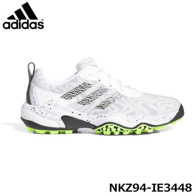 アディダスゴルフ ウィメンズ コードカオス25  NKZ94  IE3448 フットウェアホワイト/コアブラック/ルシッドレモン スパイクレス ゴルフシューズ レディース adidas GOLF