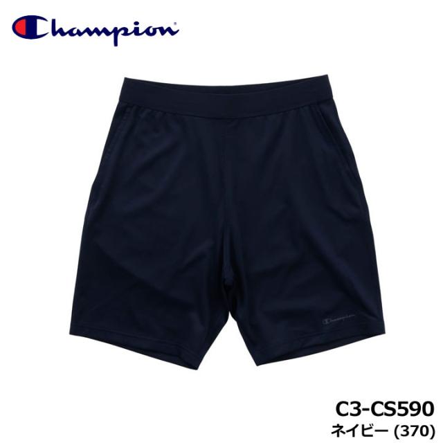 チャンピオン C3-CS590 リカバリーウェア ショーツ ネイビー(370)  半ズボン RECOVERY WEAR NAVY 25FW Champion 10p