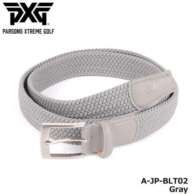 ピーエックスジー A-JP-BLT02 アジャスタブルワンサイズ メッシュベルト（GY） PXG Unisex Adjustable One Size Mesh Belt-Black フリーサイズ 穴無し