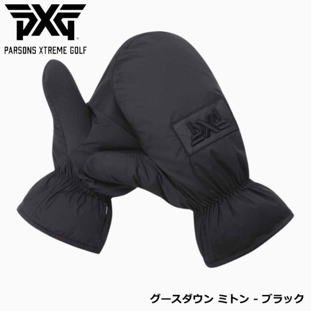 ピーエックスジー A-UAC05-GW-BLK グースダウン ミトン - ブラック PXG  Down Mittens - Black