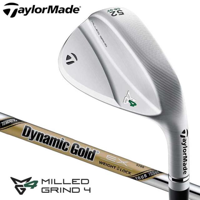 テーラーメイド ミルドグラインド4 クローム ウェッジ　シャフト：ダイナミックゴールド EX TOUR ISSUE スチール TaylorMade MG4 MILLED GRIND 4 CHROME 2023　日本正規品