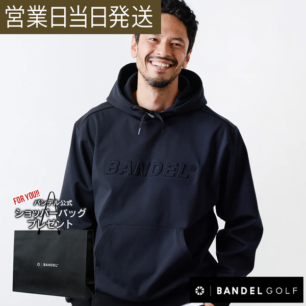 バンデル エンボスロゴ フーディー BANDEL パーカー ゴルフ ウェア