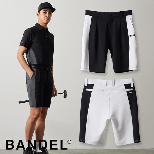 バンデル SIDE PANEL SWITCH HALF PANTS ゴルフウェア メンズ ハーフ パンツ ショートパンツ