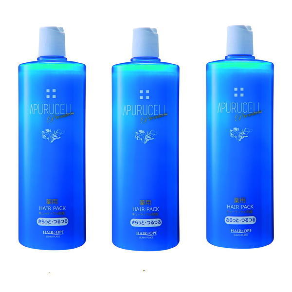 サニープレイス アプルセルプレミアム 薬用ヘアパック さらっと (1,000ml)×3個セット