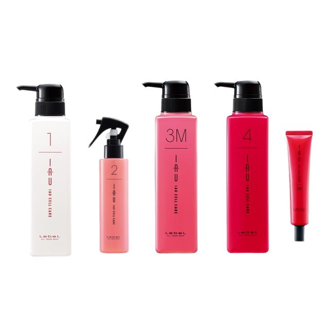 ルベル　イオセルケア　メルトタイプ5点セット(1:500ml/2:150ml/3M:500ml/4:500ml/5M:40ml)