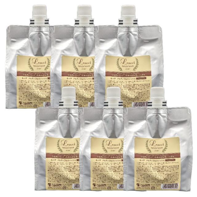 ミアンビューティー　ルッチ メルティフルウォッシュ (シャンプー) 550mlリフィル×6点セット