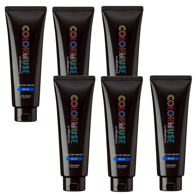 資生堂 カラーミューズ バイ プリミエンス カラークリーム ブルー 240g ×6点セット