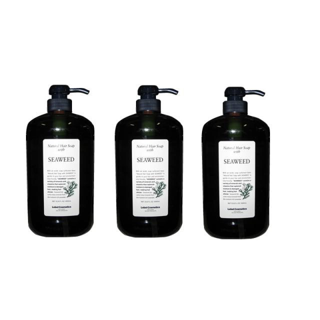ルベル ナチュラルヘアソープ シーウィード SW [1000ml] ×3点セット