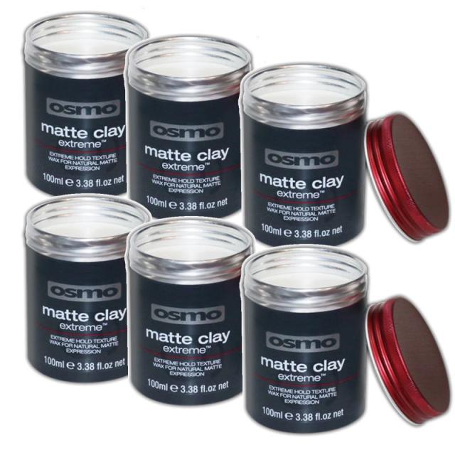 アレス osmo　グルーミング ヘアワックス　テクスチャーシリーズ　【マットクレイエクストリーム】　100ml×6点セット