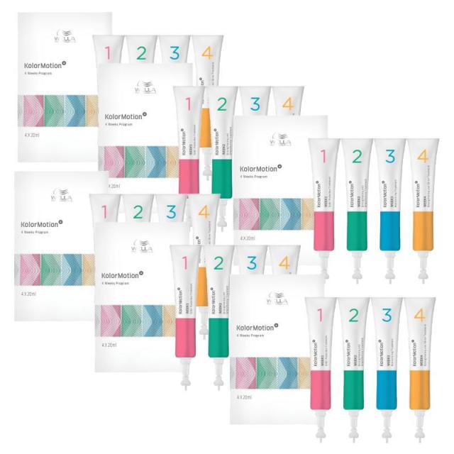 ウエラ カラーモーション＋ 4ウィーク プログラム (20ml×4)【6点セット】