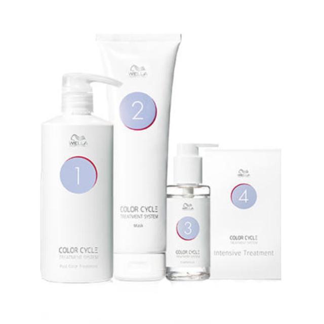 ウエラ イルミナCCヴェール(カラーサイクル)　STEP1(500ml)、STEP2(250ml)、STEP3(100ml)、STEP4(15mlx4)セット