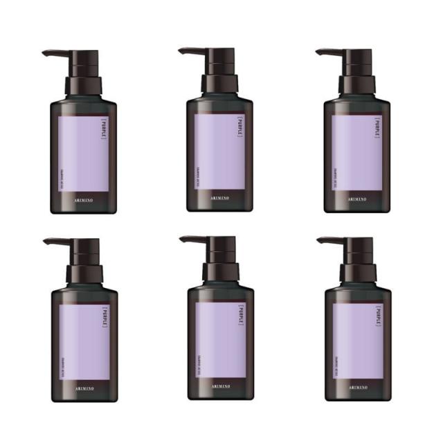 アリミノ アジアンカラー　フェス　カラーシャンプー　パープル　280ml 【6点セット】