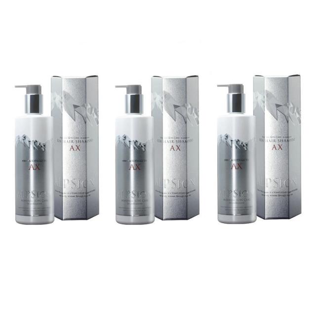 ALPSion(アルピジョン) イオンヘア＆フェイスクレンジング　AX　NEO　490ml(×3点セット)