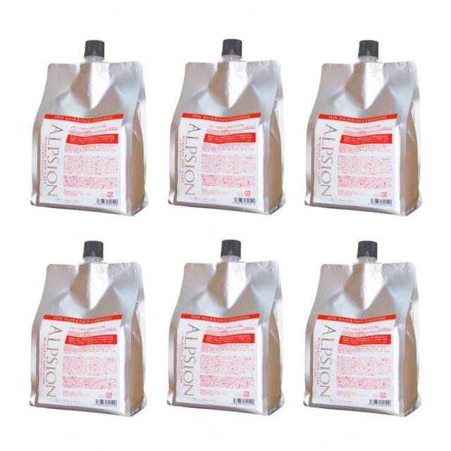 ALPSion(アルピジョン) イオンヘア＆フェイスクレンジング　AX　NEO　1000mlリフィル(×6点セット)