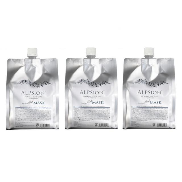 ALPSion(アルピジョン) リッチグルー　ヘアマスク　1000gリフィル(×3点セット)