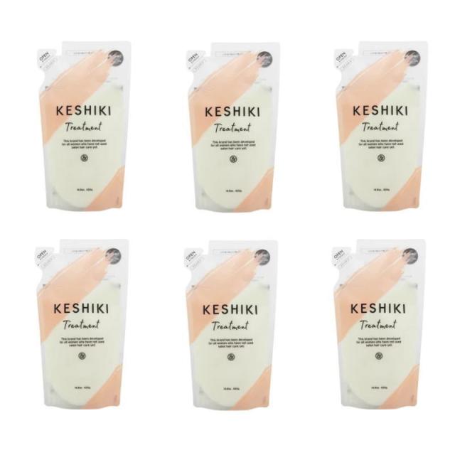 &NINE（アンド・ナイン） ケシキ　トリートメント　420gリフィル　【×6点セット】