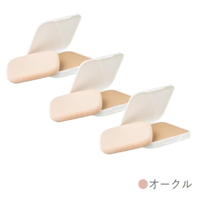 アルバコスメティックス SSパウダーファンデーション スムース オークル 13g リフィル(パフ付)（3点セット）