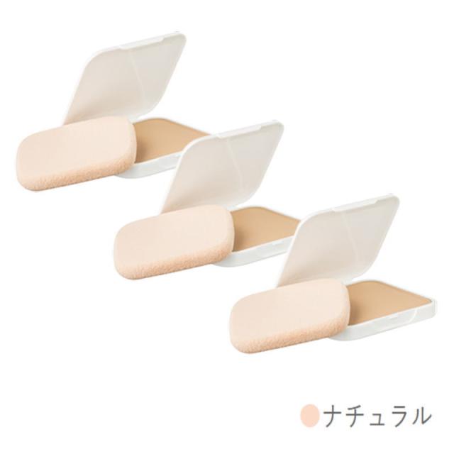 アルバコスメティックス SSパウダーファンデーション スムース ナチュラル 13g リフィル(パフ付)（3点セット）