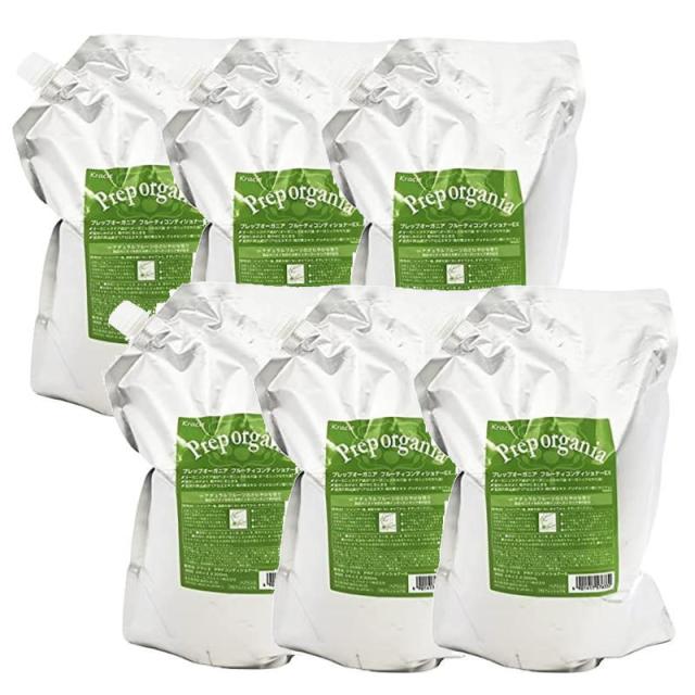 クラシエ プレップオーガニア フルーティコンディショナーEX 2300mlリフィル【6個セット】