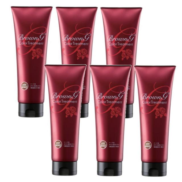 香栄化学　ブラウンGカラートリートメント　ライトブラウン　240g×6点セット