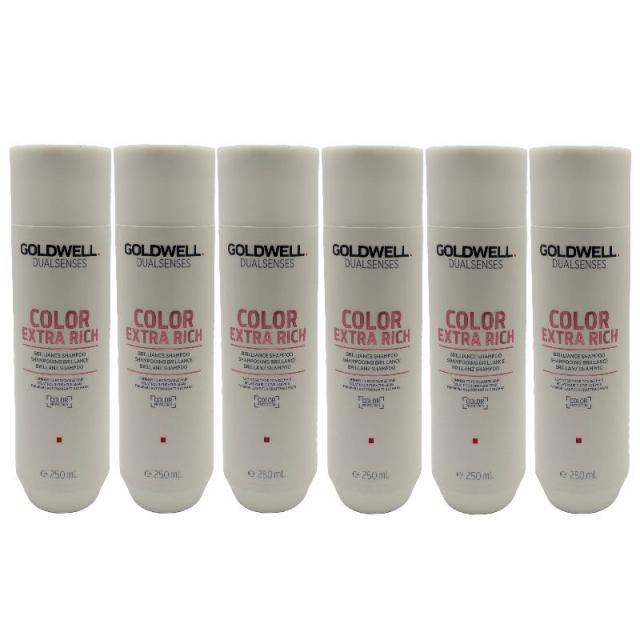 ゴールドウェル デュアルセンス　カラーエクストラリッチ　シャンプー　250ml【6個セット】