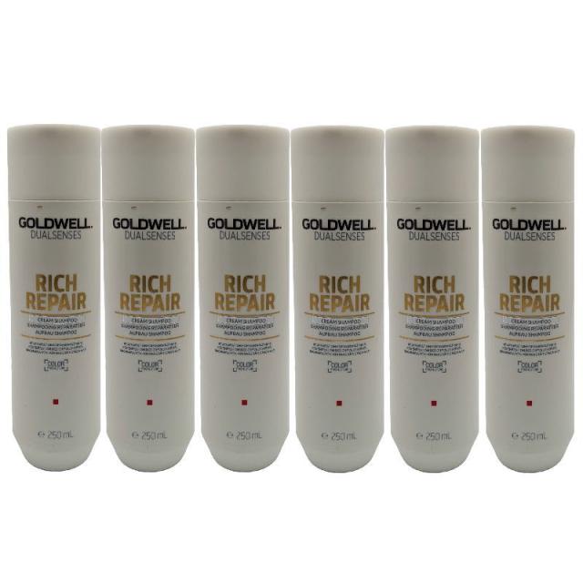 ゴールドウェル デュアルセンス　リッチリペア　シャンプー　250ml【6個セット】