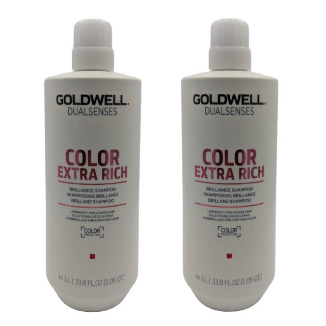 ゴールドウェル デュアルセンス　カラーエクストラリッチ　シャンプー　1000ml【2個セット】