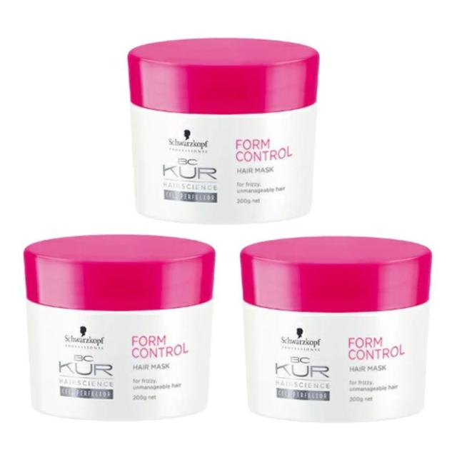 シュワルツコフ　BCクア　フォルムコントロール　ヘアマスク　200g×3点セット
