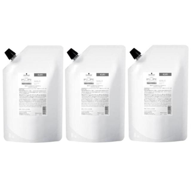 シュワルツコフ　BCクア　インサロントリートメント　1 (600g) ( フォルムコントロール/カラー スペシフィーク/カラーセーブ インサロントリートメント共通 1剤)×3点セット