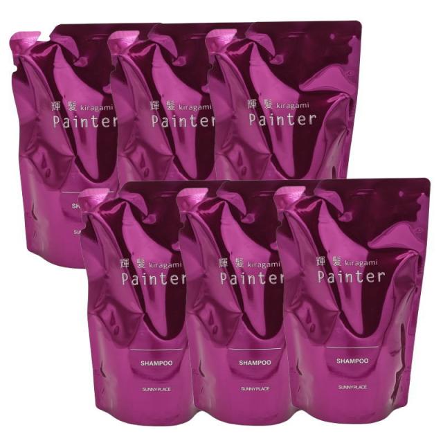 サニープレイス 輝髪ペインターシャンプー 350ml リフィル【×6点セット】
