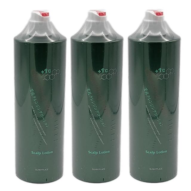 サニープレイス 薬用スカルプ 毛孔クレンジングローション（医薬部外品）500ml（詰替え用）【×3点セット】