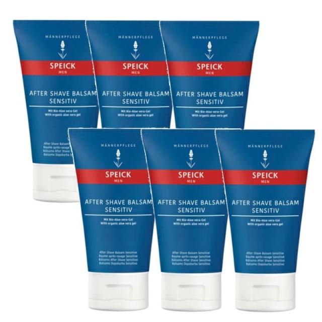SPEICK スパイク　メンズ・アフターシェイブバーム (髭剃り後保湿クリーム) 100ml×6点セット
