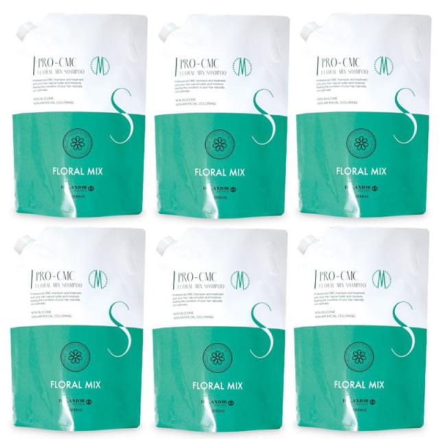 千代田化学 デラクシオ プロCMC フローラルミックスシャンプー 3000ml リフィル×6点セット