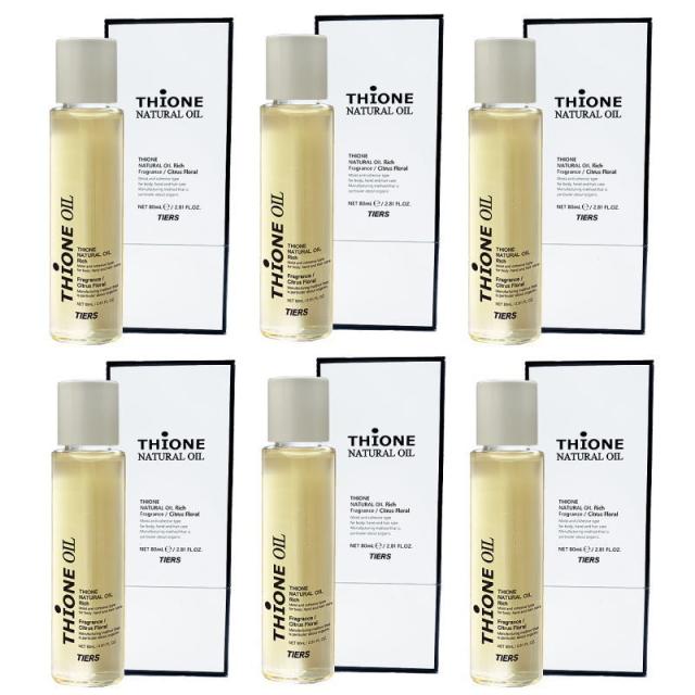 ティアーズ　ティオーネ　ナチュラルオイル リッチ 80ml ×6個セット