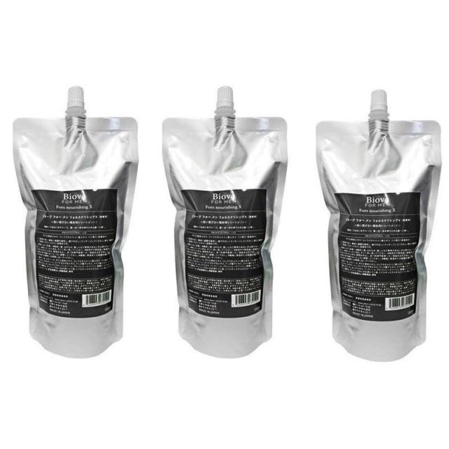 デミ　Biove FOR MEN（ビオーブ フォー メン）フォルスナリシングX　450mlリフィル 【3個セット】