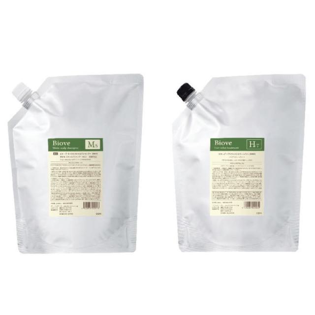 デミ　Biove（ビオーブ）［薬用］モイストスキャルプ シャンプー　(2000ml) スキャルプリラックス トリートメント　(2000g)リフィルセット